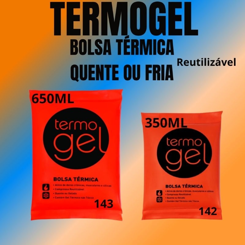 Bolsa Térmica Termo Gel Compressa Quente e Fria - TermoGel Reutilizável ...