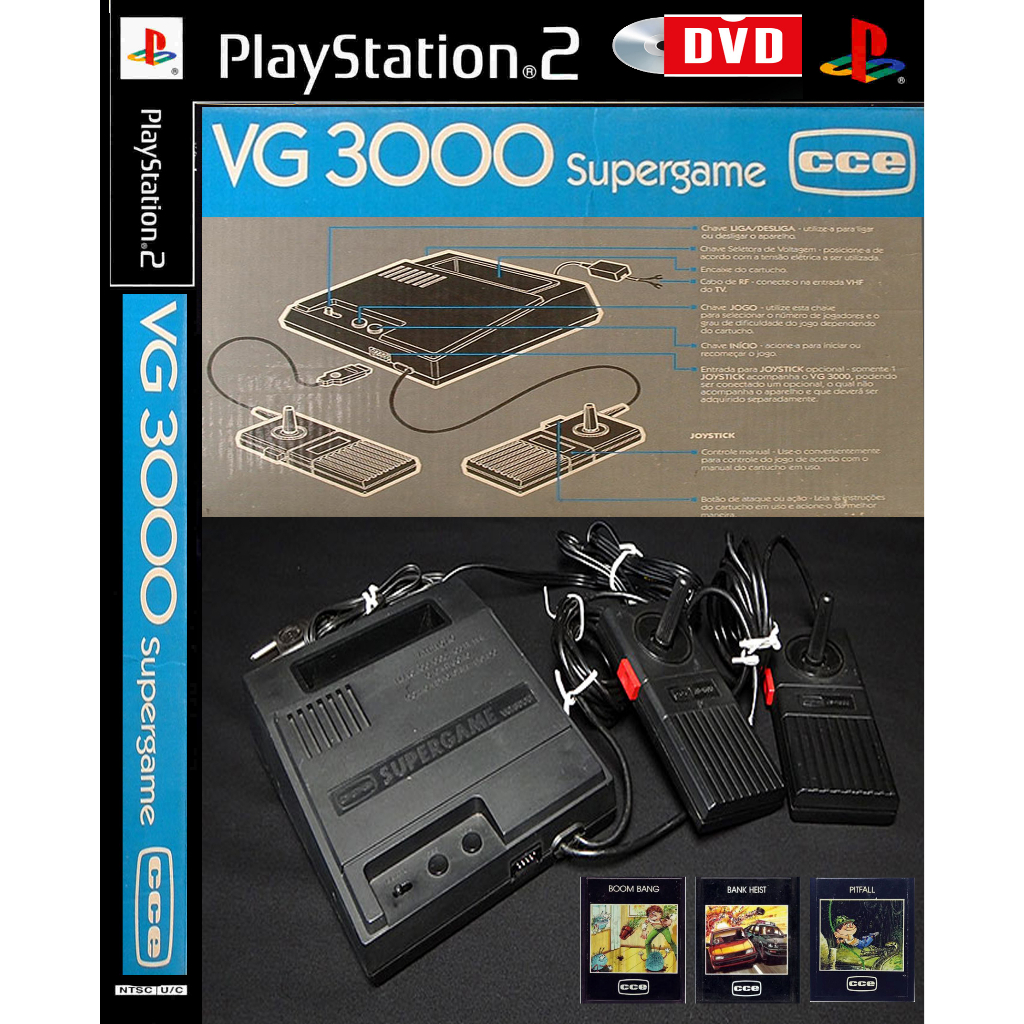 CCE Super Game Para Playstation 2 | Shopee Brasil
