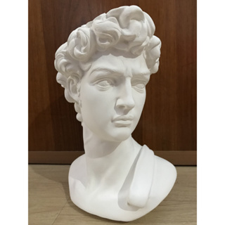 Escultura decoração Busto Grego David De Michelangelo 28 cm de "Estátua ...
