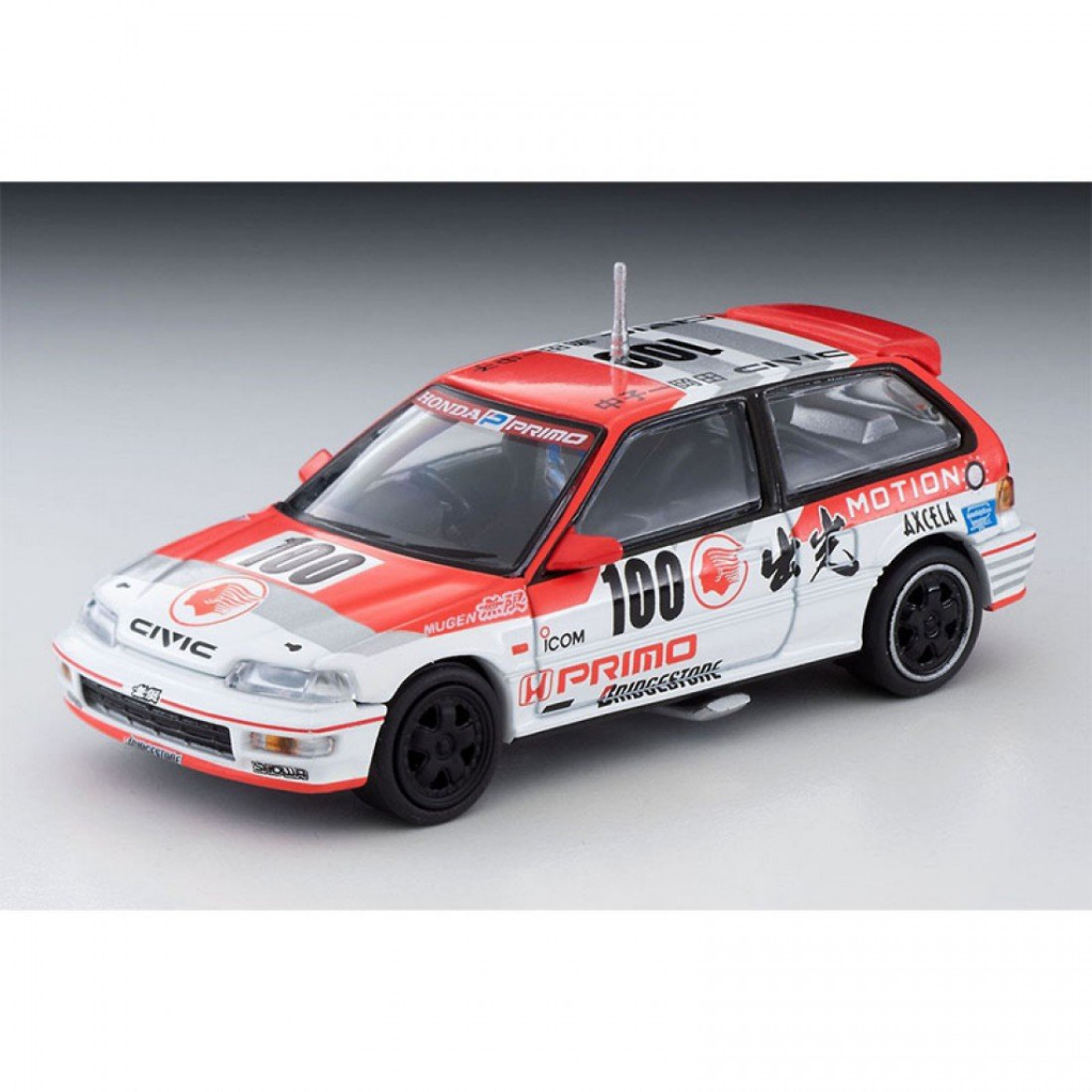 Tomytec 4543736314431 1/64 HONDA IDEMITSU MOTION MUGEN CIVIC LV-N299A Carro Modelo Escala ...