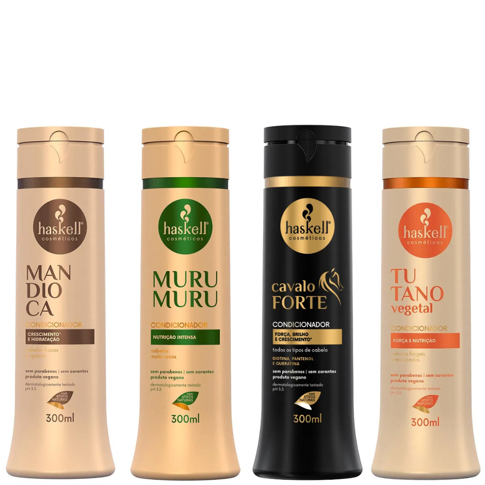 Haskell Cavalo Forte/Mandioca/Murumuru/Tutano Condicionador | Shopee Brasil
