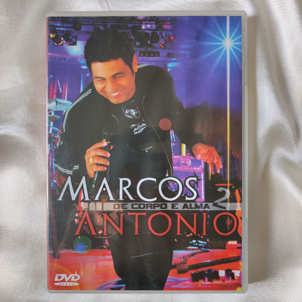 DVD - MARCOS ANTONIO - DE CORPO E ALMA 2 (2007) (RARO) | Shopee Brasil