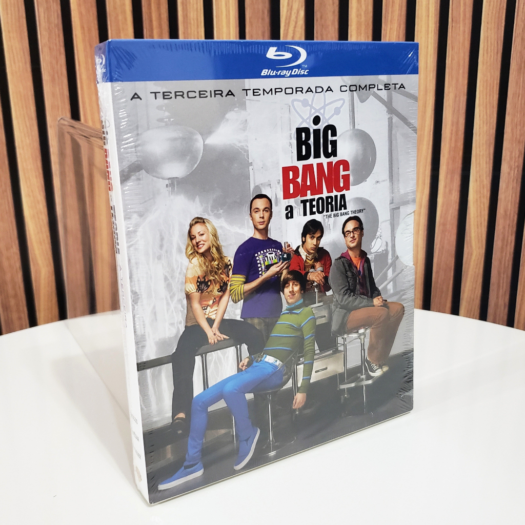 Blu-Ray Big Bang A Teoria ( Theory ) 3ª Temporada ( Original / Lacrado ...