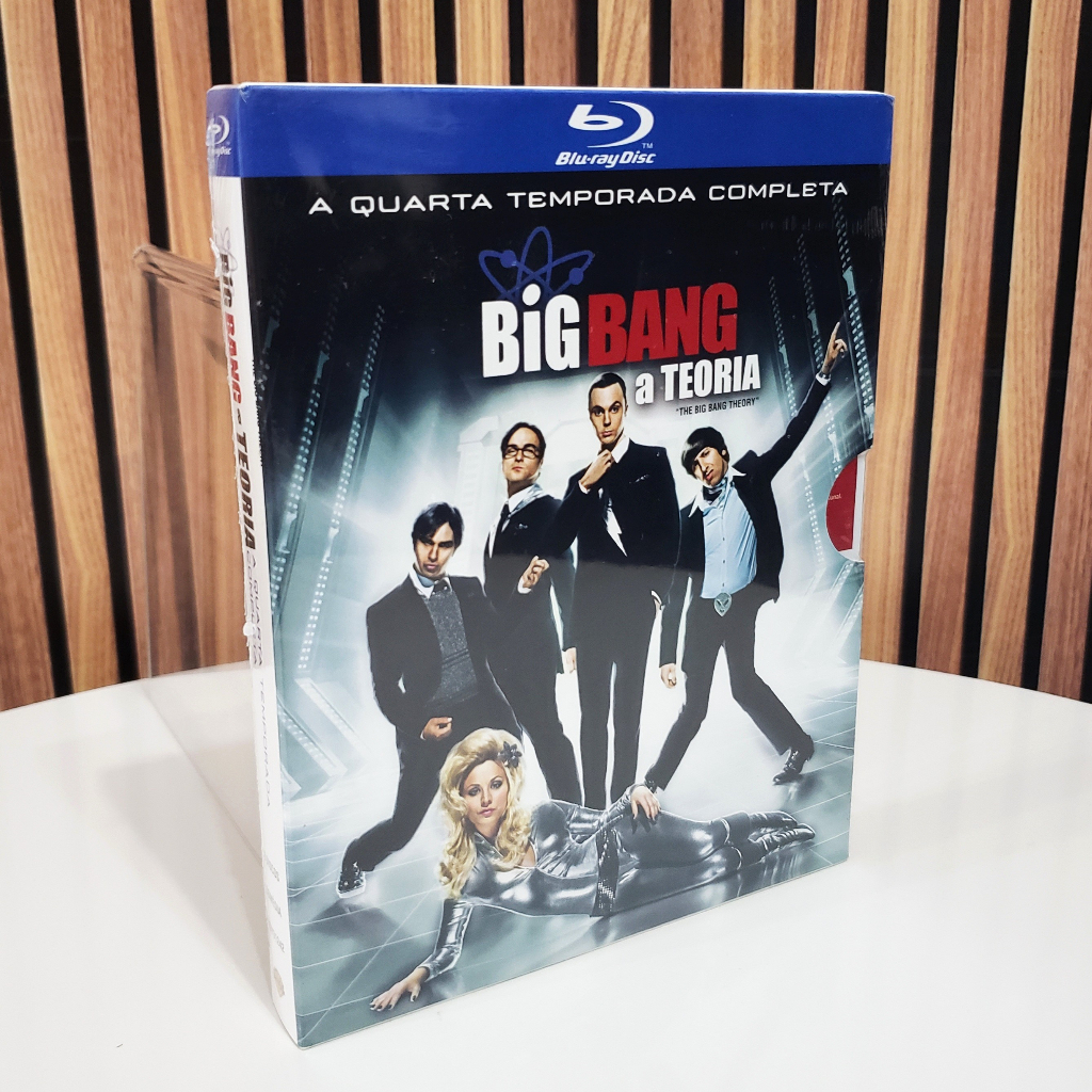 Blu-Ray Big Bang A Teoria ( Theory ) 4ª Temporada ( Original / Lacrado ...