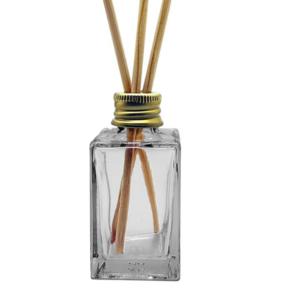 01 Frasco Difusor Aromatizador De Ambiente 30ml Vidro Quadrado 2