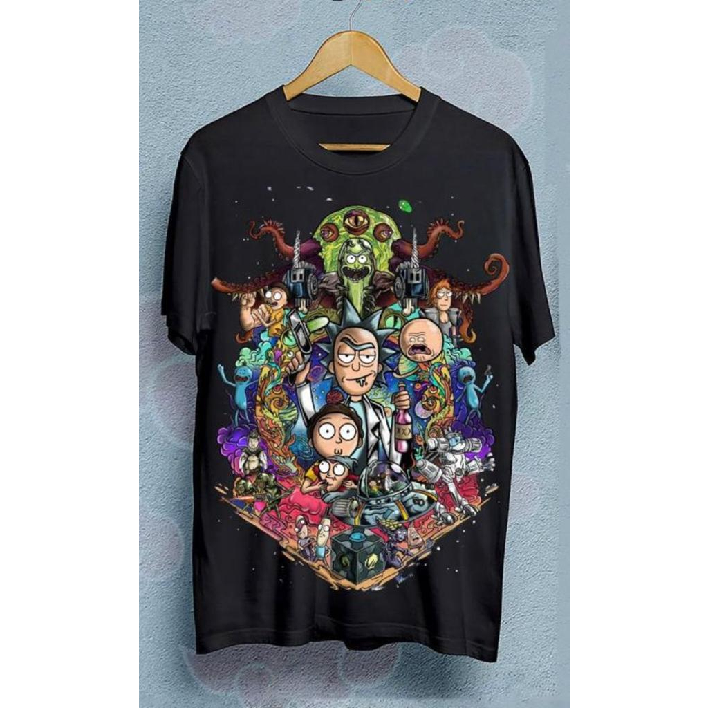 Camiseta Anime Dragon Ball One Piece JuJutsu Rick Morty Infanto Juvenil ...