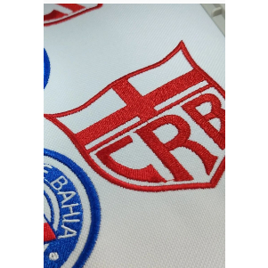 PATCH BORDADO COM TERMOCOLANTE ESCUDO CRB CLUBE REGATAS BRASIL EMBLEMA ...