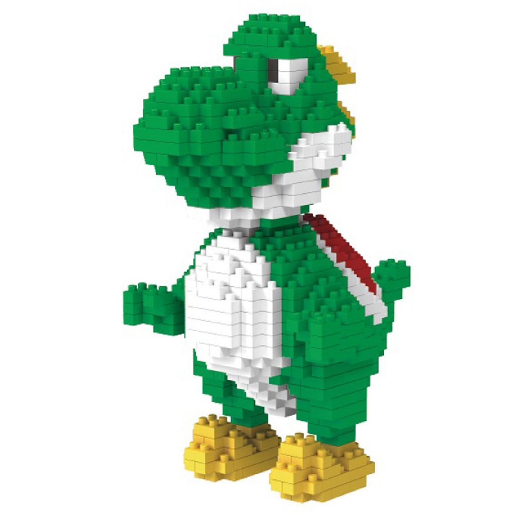 Lego Yoshi do Super Mario Bros Mini Bloco de Montar | Shopee Brasil