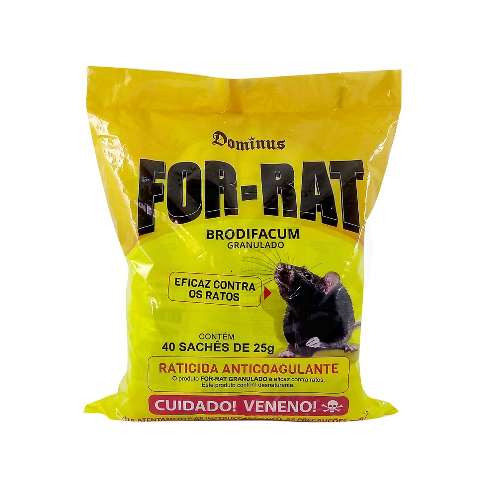 Mata Rato Veneno em Granulado Sache 25g | Shopee Brasil