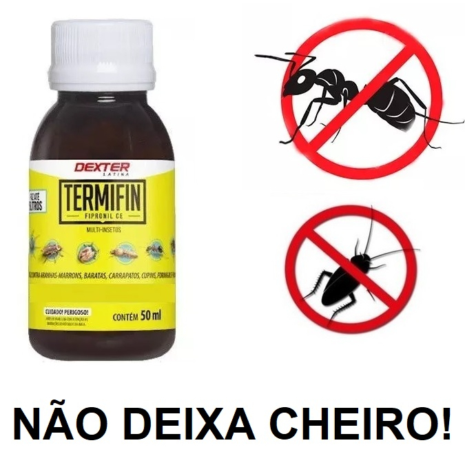 Termifin Mata Barata E Formigas 50ml (sem Cheiro) | Shopee Brasil