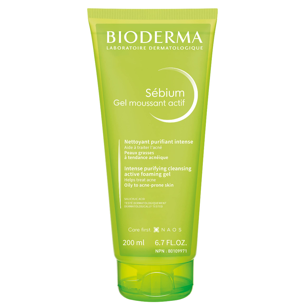 Sebium Gel Moussant Actif Bioderma 200ml - Gel de Limpeza Purificante ...