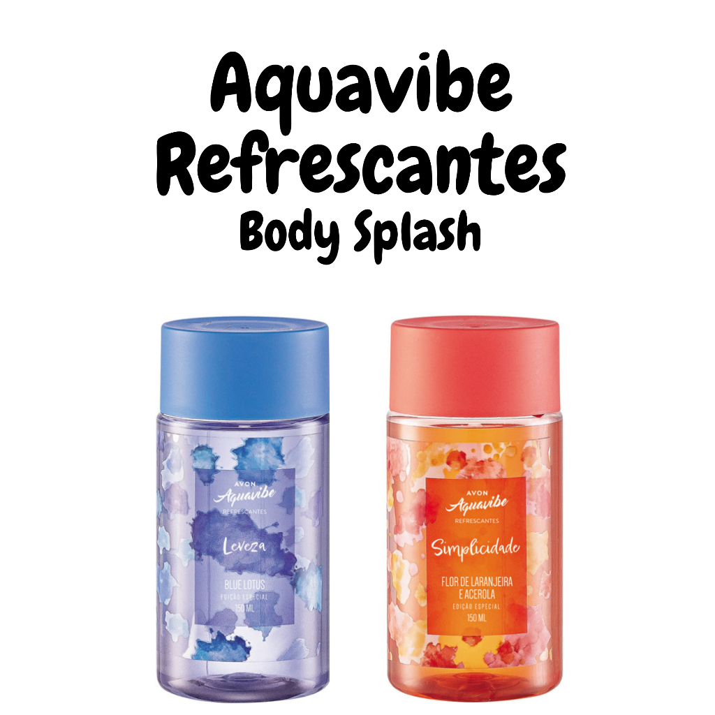 Aquavibe Refrescantes Body Splash Avon 150ml | Shopee Brasil
