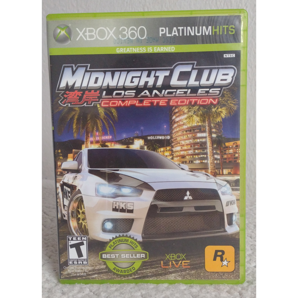 Jogo Original Midnight Club: Los Angeles Complete Edition Xbox 360 ...
