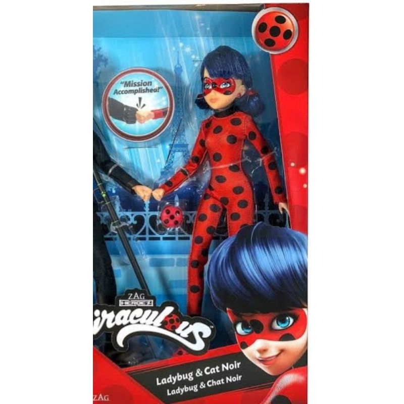 Miraculous Ladybug Boneca Ladybug Playmates Mission Accomplished ...