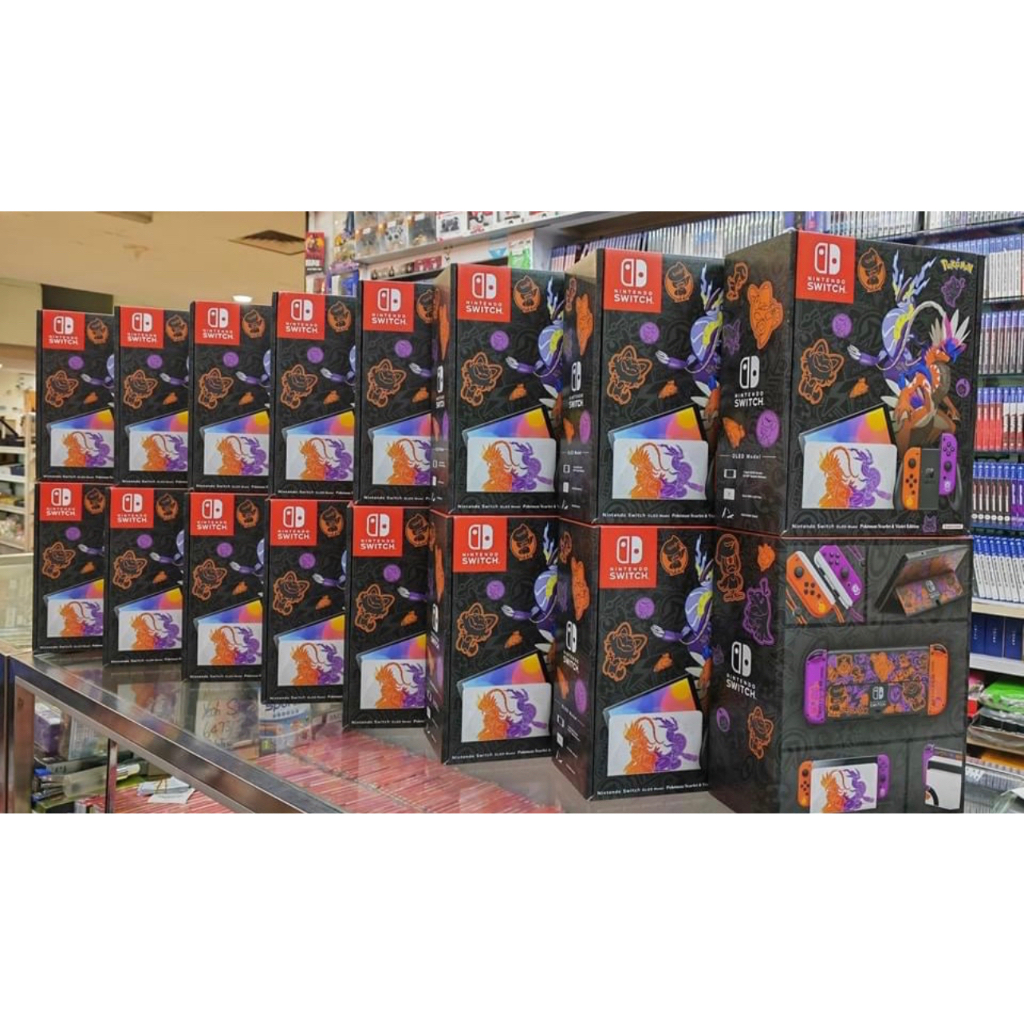 Nintendo Switch Modelo Oled Pokémon Edição Scarlet And Violet Console