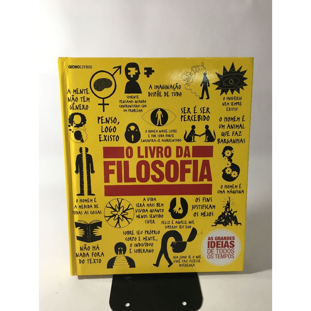 O Livro Da Filosofia As Grandes Ideias De Todos Os Tempos Globo Livros K095 | Shopee Brasil
