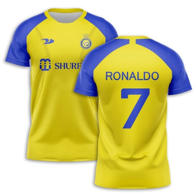 Camisa Al Nassr 22 23 Camisa De Futebol Riyadh Saudita 2022 2023