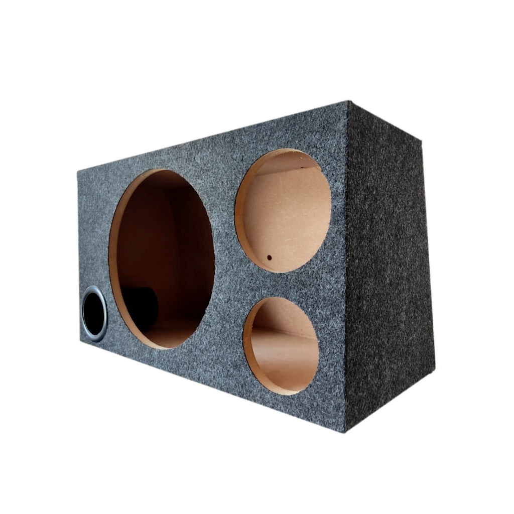 Caixa Vazia Trio De 8 Polegadas + Drive Corneta E Tweeter | Shopee Brasil