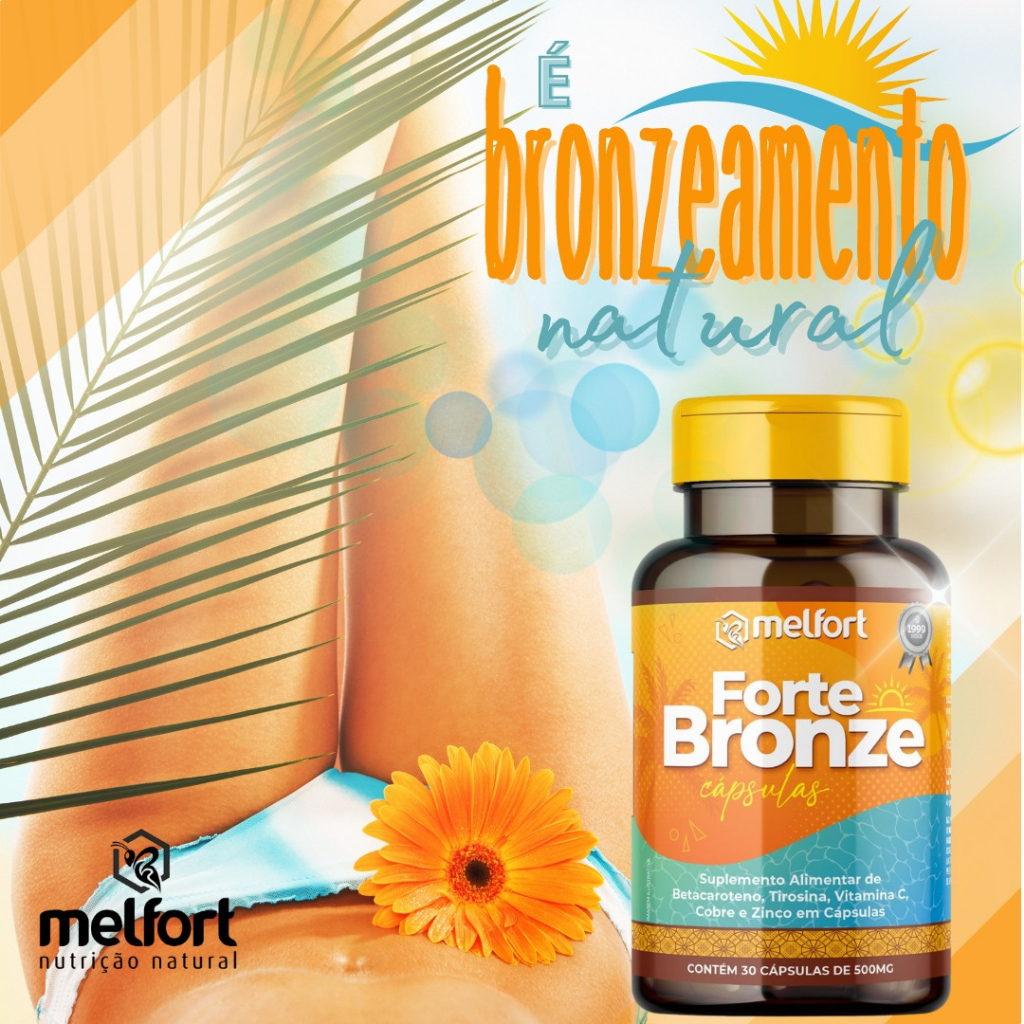 Forte Bronze 30 Cápsulas 500Mg - Melfort | Shopee Brasil