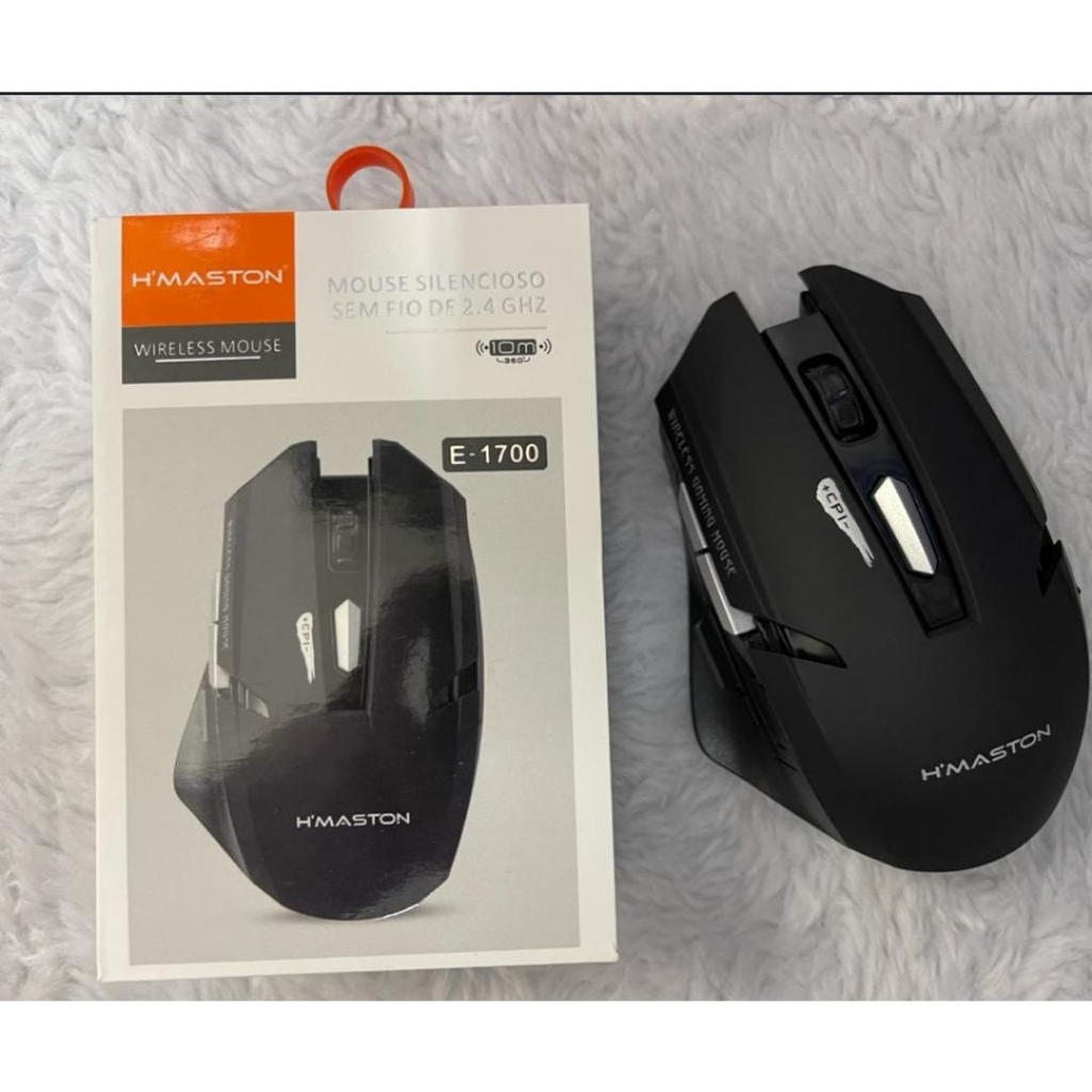 Mouse Gamer Wirelles Hmaston 2.4ghz E-1700 High Sensitive Series ...