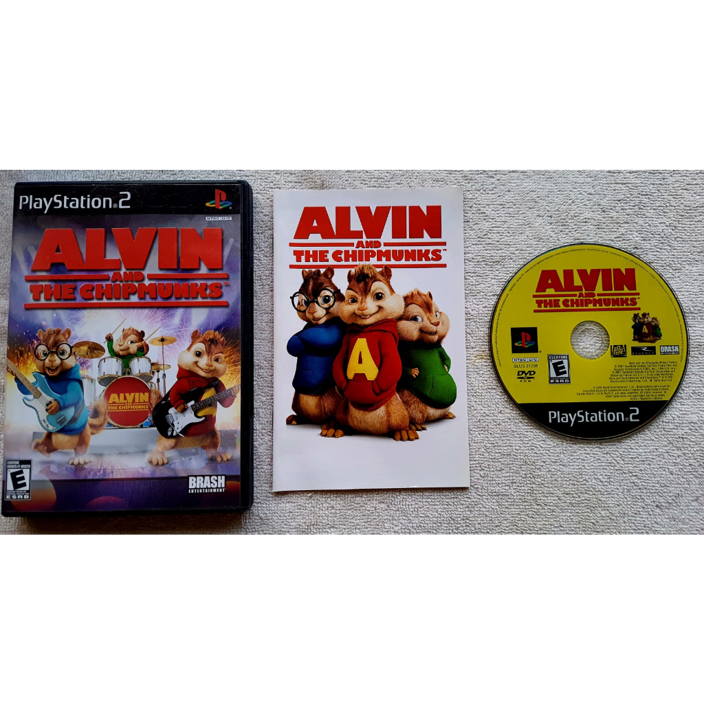 PlayStation 2 Alvin and the Chipmunks ((( NTSC ))) | Shopee Brasil