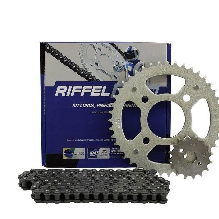 KIT RELAÇAO CG TITAN 150 2004 A 2016 RIFFEL KIT TITANIUM | Shopee Brasil