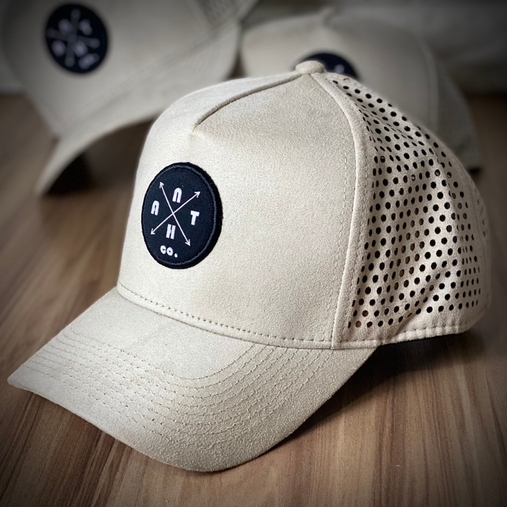 Boné Anth Co Circle Marfim Perfurado Original fitao Melhor Qualidade do ...