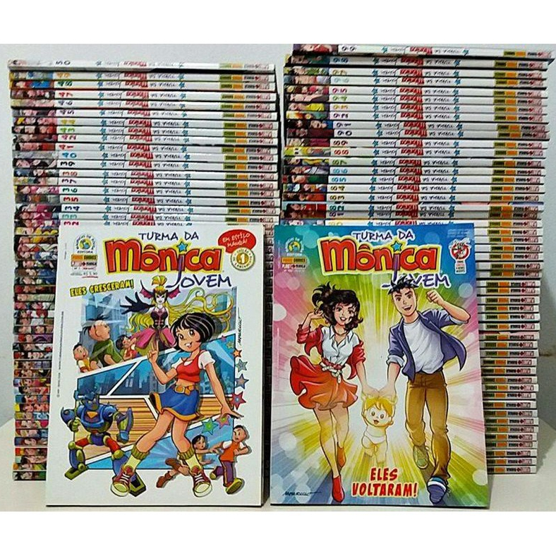Coleção Turma Da Mônica Jovem 1ª E 2ª Série Do 1 Ao 100 Shopee Brasil