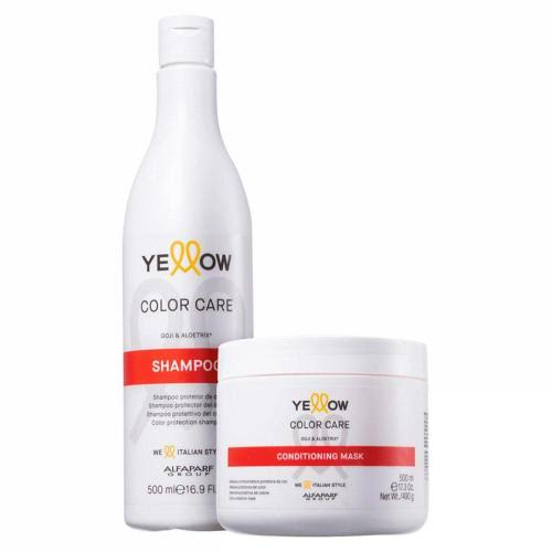 Kit Yellow Color Care Shampoo E Máscara 500ml | Shopee Brasil