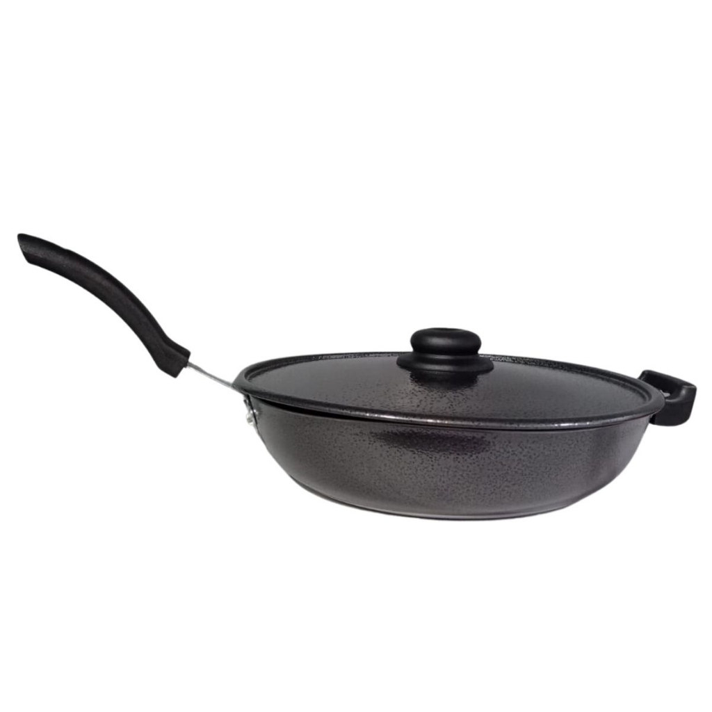 Frigideira Grande 4,5 L Preta Robusta Grossa | Shopee Brasil