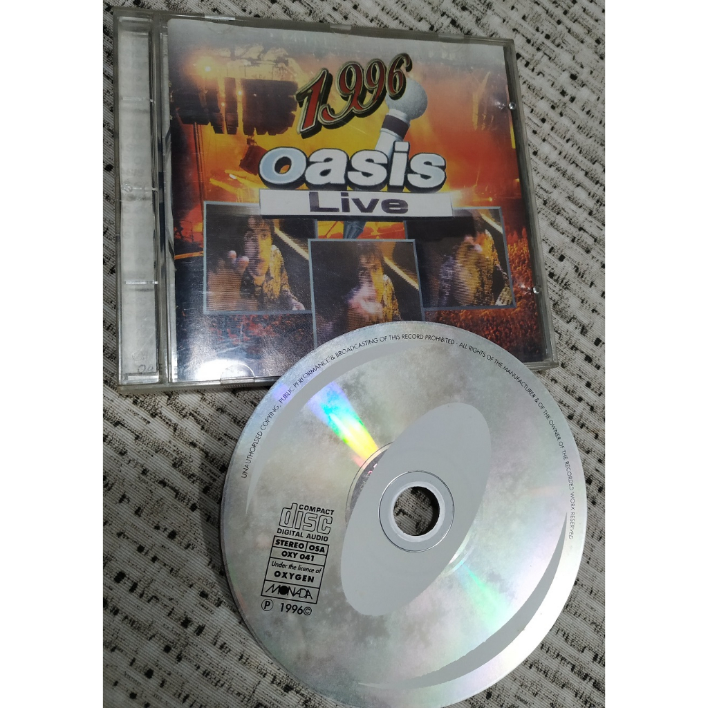 Cd Oasis - 1996 Oasis Live - Importado ( Europeu ) | Shopee Brasil