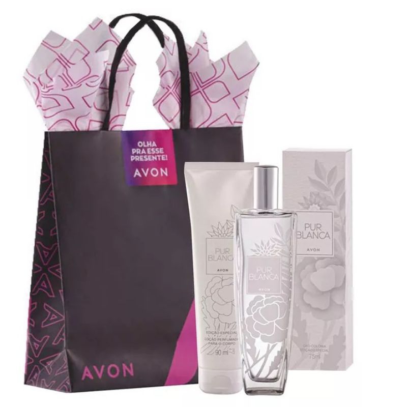kit Pur blanca tradicional avon | Shopee Brasil