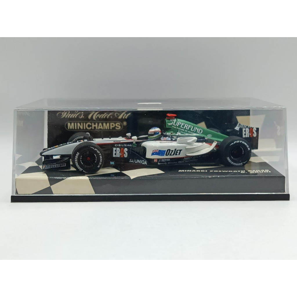 MInardi Cosworth PS04B Bruni Formula 1 F1 escala 1/43 Minichamps ...