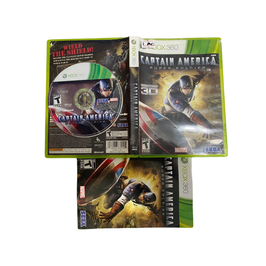 Captain America Super Soldier Xbox 360 Envio Ja! | Shopee Brasil