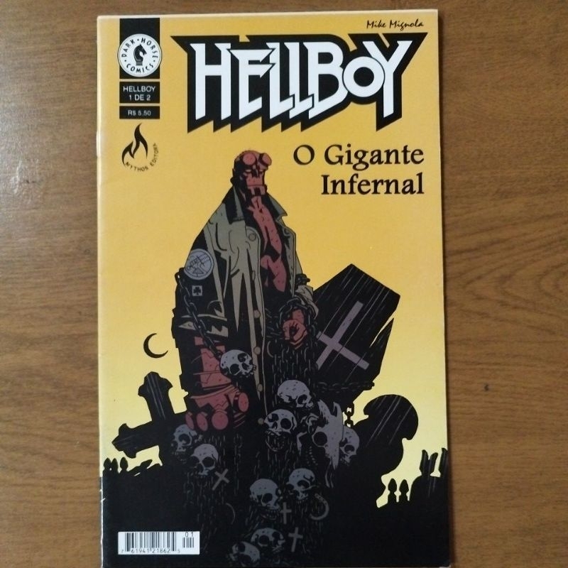 Hellboy - O Gigante Infernal - Mini-Série - n° 01 ( Mythos ) | Shopee Brasil