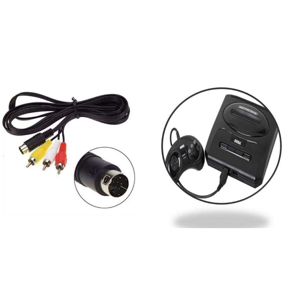 Cabo av mega drive 3 | Shopee Brasil