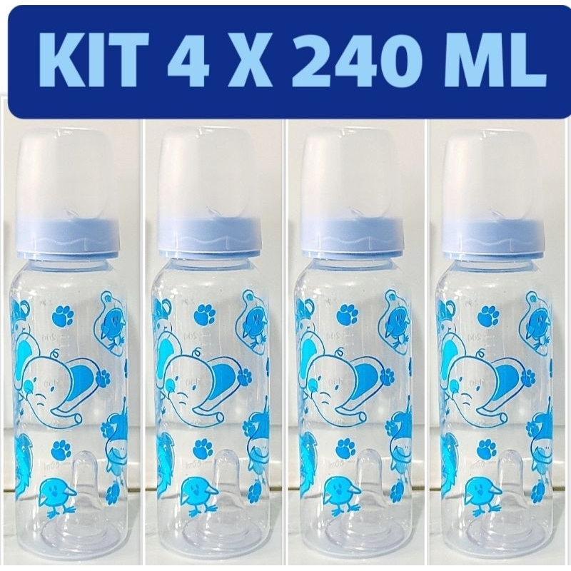 mamadeira Petita resistente anti vazamento 240ml +140 ml presente chá de fraldas de bebê recém ...