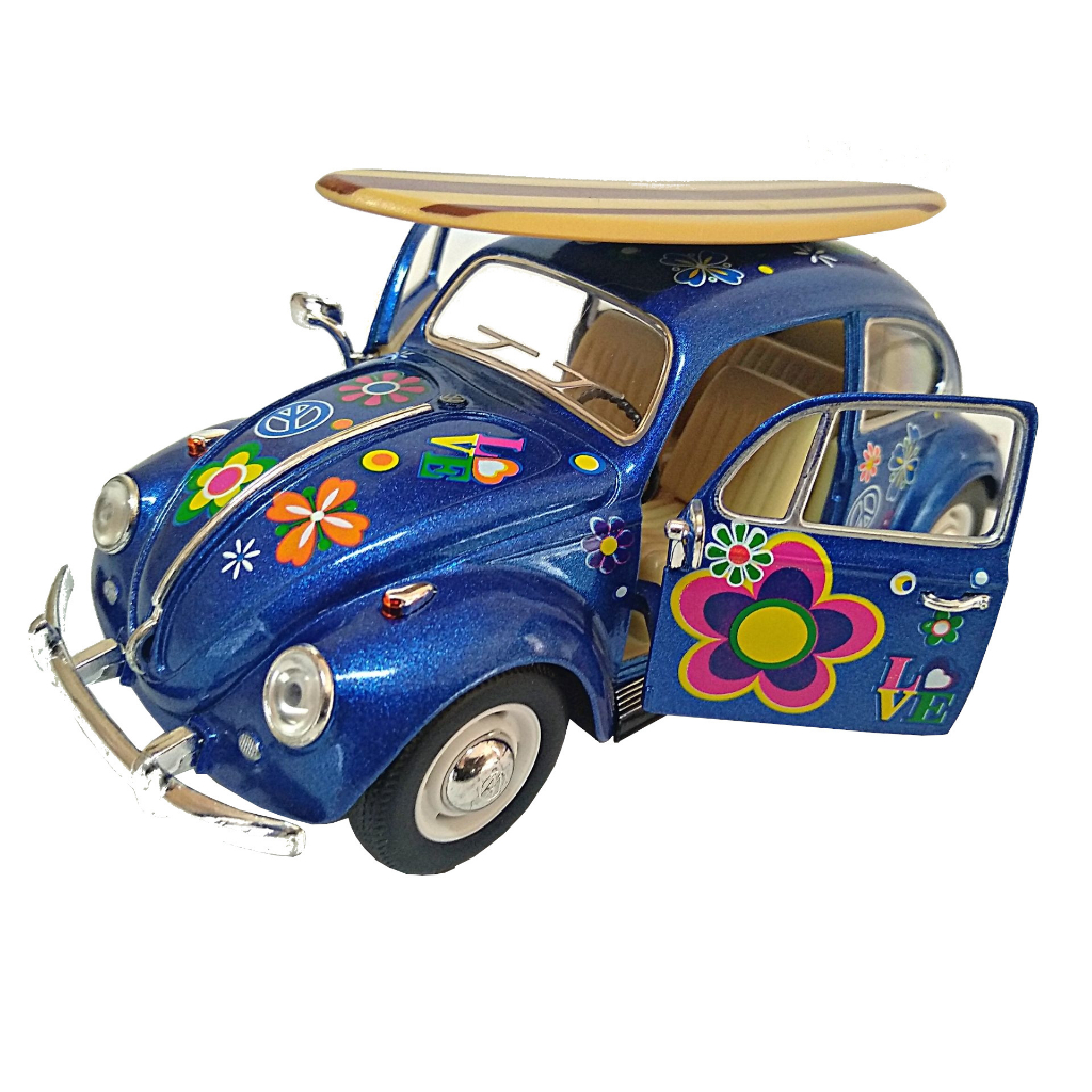 Fusca 1967 Classical Beetle Escala 1-24 Original Kinsmart Abre Portas ...