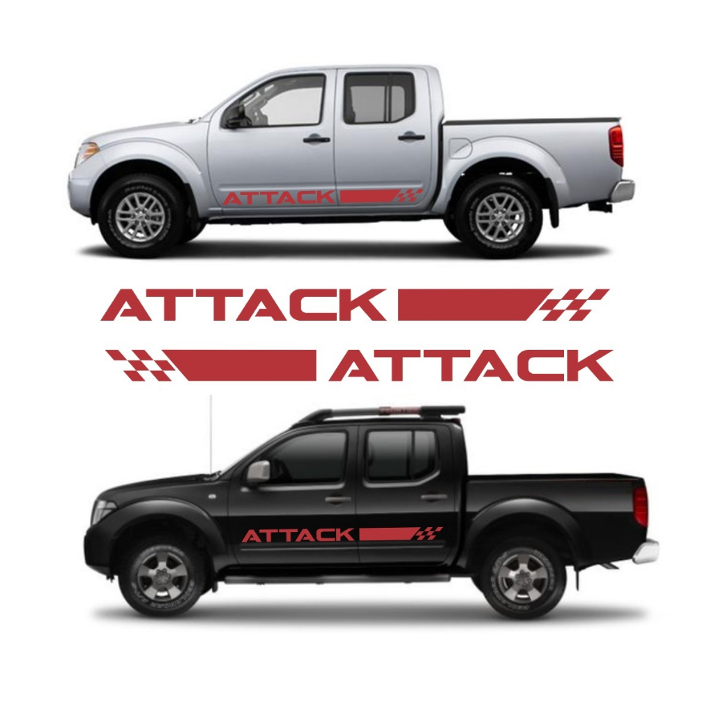 Adesivo Lateral Attack Para Nissan Frontier Faixa Nf5 Picape Tuning ...