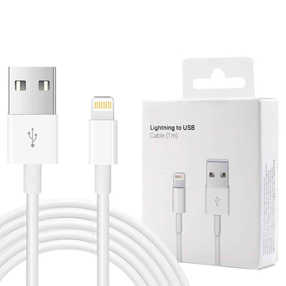 Cabo iPhone Apple Lightning USB Type C - 1 Metro | Shopee Brasil