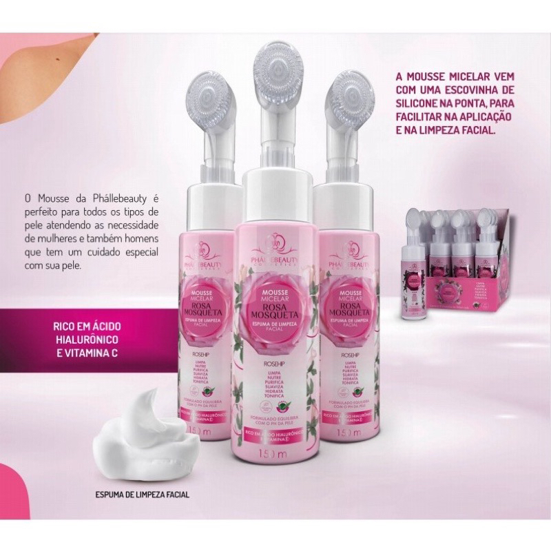 Mousse Micelar Phallebeauty (Espuma de Limpeza Facial) | Shopee Brasil Mousse Micelar Phallebeauty (Espuma de Limpeza Facial) | Shopee Brasil