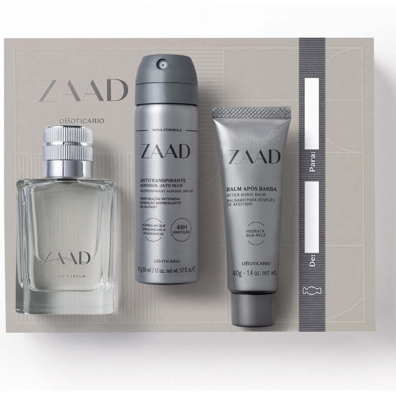 Kit Zaad (3 itens ) | Shopee Brasil