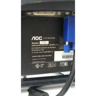 Monitor (detalhe Na Tela) 18,5 Lcd Aoc F19l | Shopee Brasil