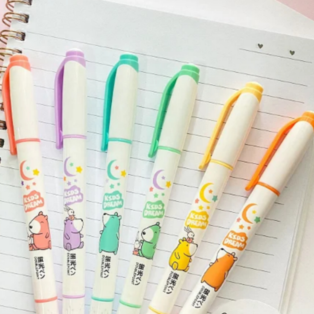 Marca Texto Fofo Kids Dream Duas Pontas | Shopee Brasil