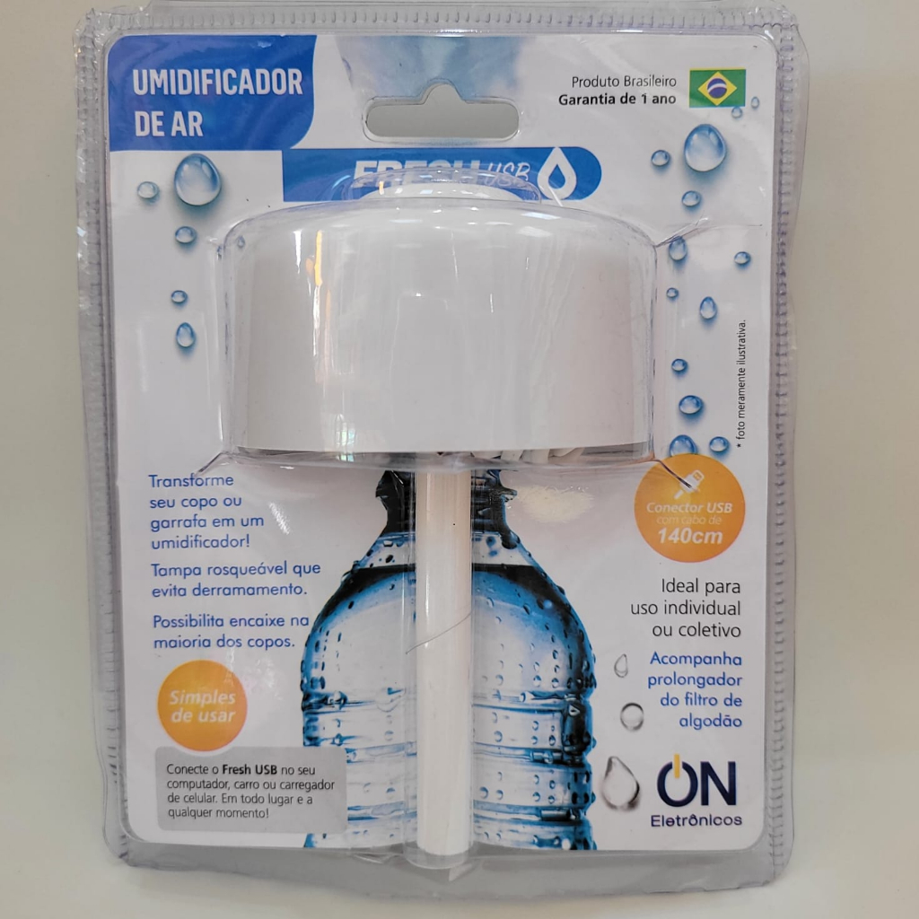 Umidificador De Ar Portátil Ultrassônico Fresh Usb On Eletrônicos ...