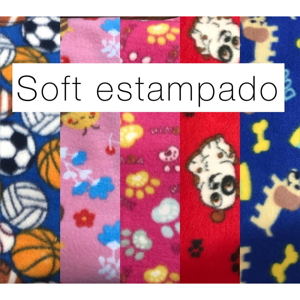 tecido soft estampado e liso 50cm x 160cm | Shopee Brasil