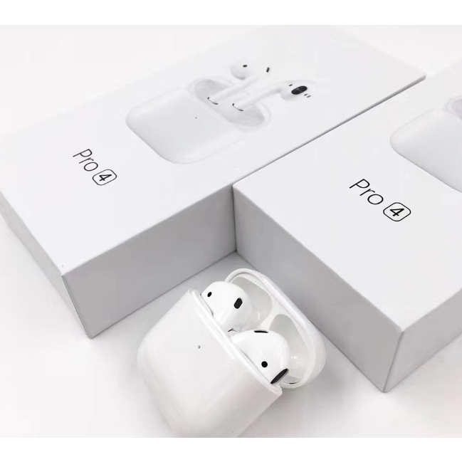 Pro 4 Mini Fone De Ouvido Sem Fio Airs TWS Pro4 Bluetooth 5.0 Stereo ...
