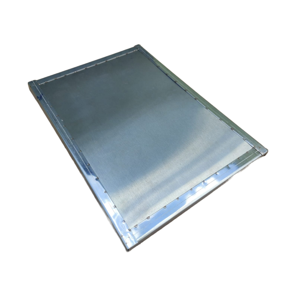 chapa em inox para grelha dupla 25x33cm | Shopee Brasil