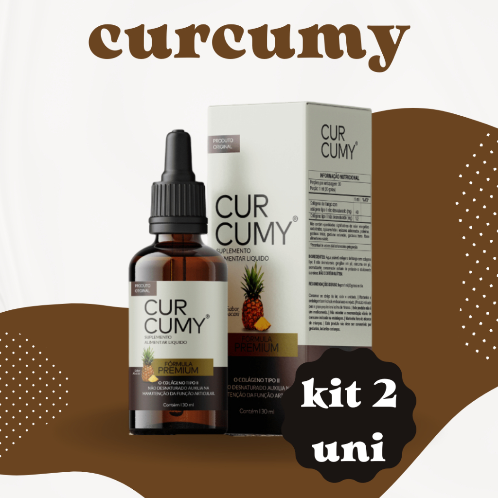 Curcumy Original Nova Fórmula Dores Nas Articulações 30ml - Corre Que ...