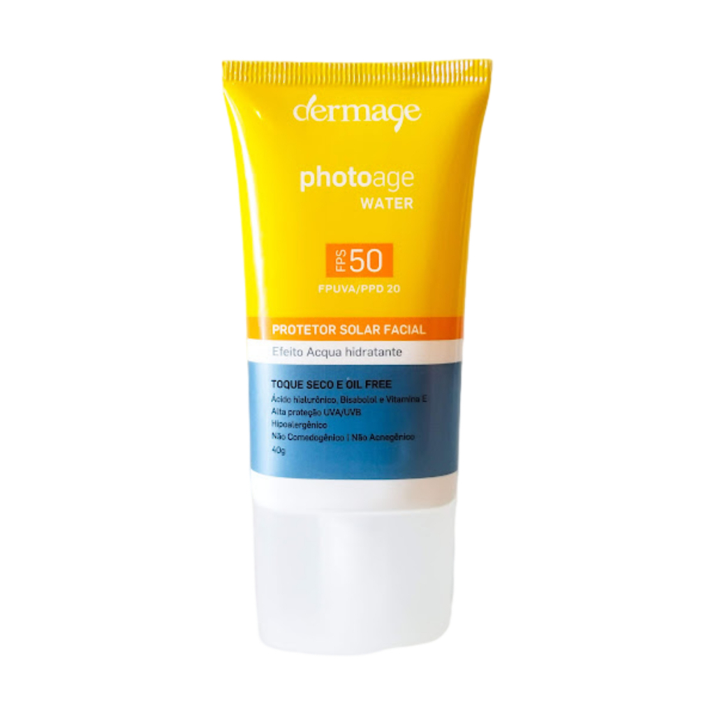 Protetor Solar Facial Dermage Photoage Water Fps 50 (40g) | Shopee Brasil